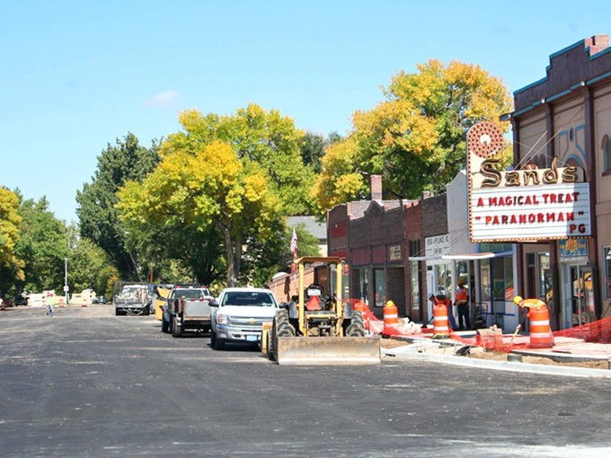 Brush's classic small-town theater brings affordable entertainment to this budget-friendly Eastern Plains community.