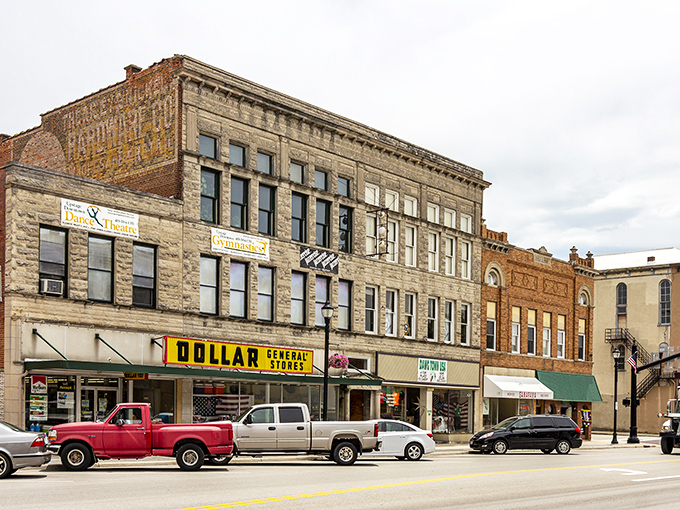 Historic buildings line Celina's streets where affordable living meets small-town character in perfect harmony.