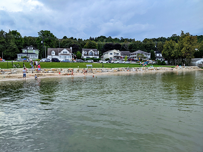 The beach at Sister Bay proves that you don't need palm trees to create paradise. Just add water and Wisconsin hospitality!