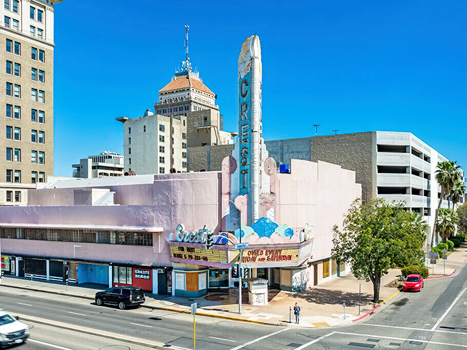 Evening light transforms this Central California city into a golden landscape of urban possibilities and charm. 
