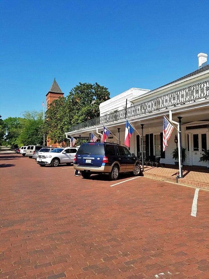 The brick streets and historic storefronts of Jefferson create a living museum where you can afford to be part of history on a fixed income.