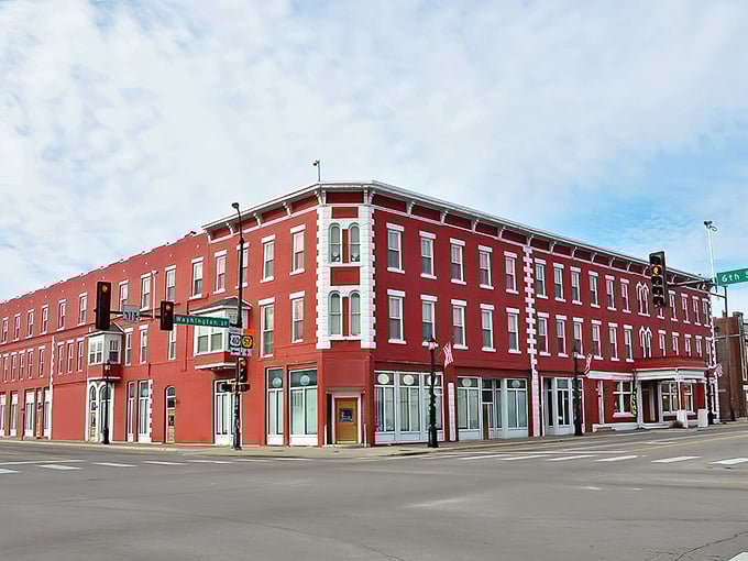 The stately buildings of Junction City's downtown area offer affordable living with character you can't find in newer developments.