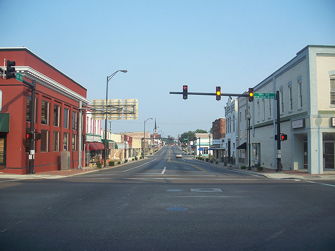 Main Street in Live Oak offers small-town shopping without big-city prices. The kind of place where "traffic jam" means two people chatting on the sidewalk.