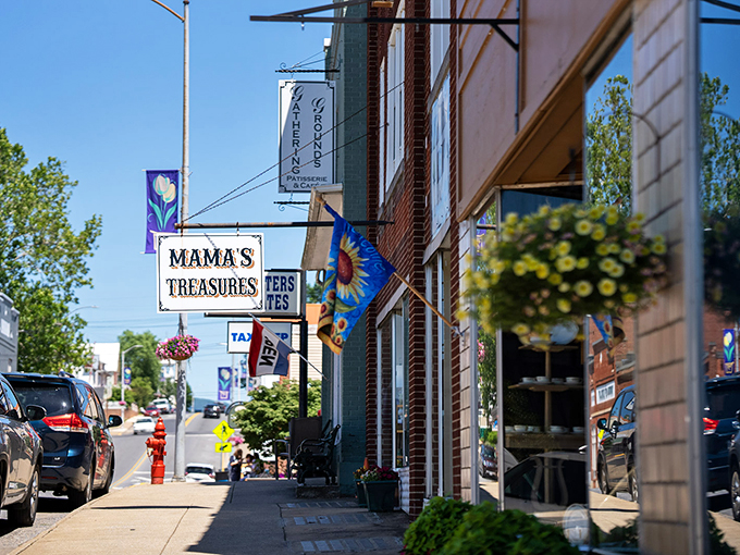 These classic brick buildings in downtown Luray house local businesses where your dollar goes further. Retirement heaven without breaking the bank!