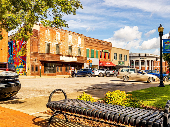 The brick-paved streets of Murray lead to colorful storefronts and even more colorful characters &ndash; all accessible on a fixed income.