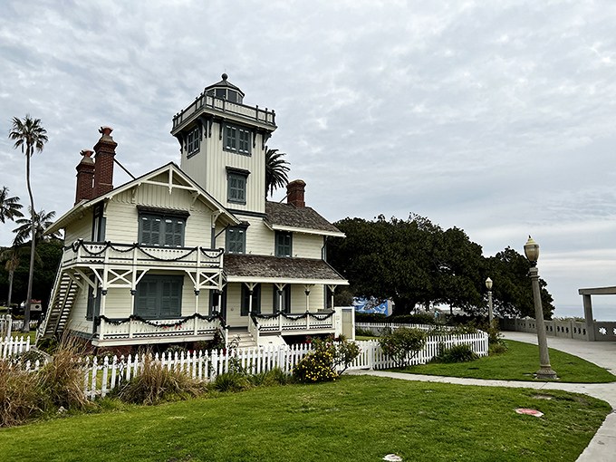 This Victorian beauty looks like it stepped out of a period drama set by the sea. 