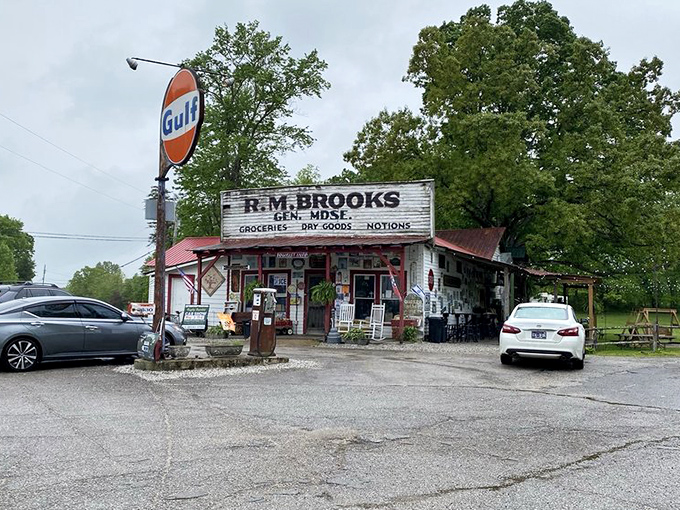 The iconic R.M. Brooks General Store looks like it hasn't changed since your grandparents' first date.