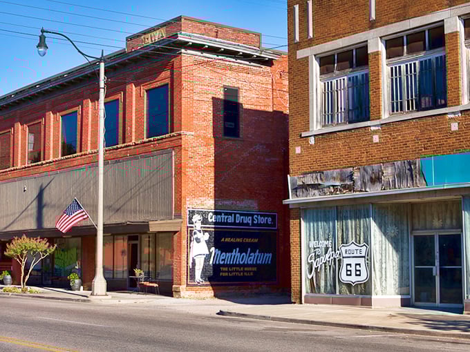 Brick streets and historic buildings give Sapulpa its timeless appeal. Where modern convenience meets yesteryear charm!