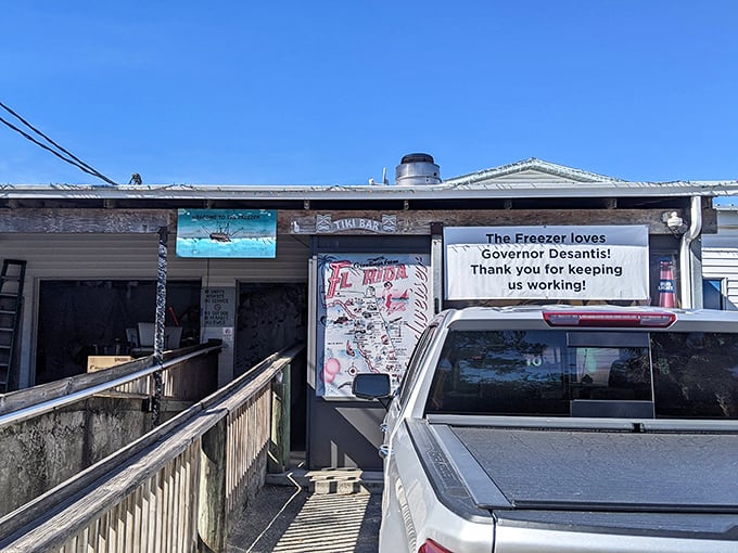 Part bait shop, part seafood heaven. The Freezer's unassuming exterior is the classic "don't judge a book by its cover" Florida experience.