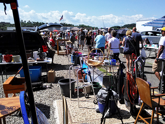 Bargain city! Trader Jack's outdoor market draws crowds from across western Pennsylvania for its incredible selection and prices.