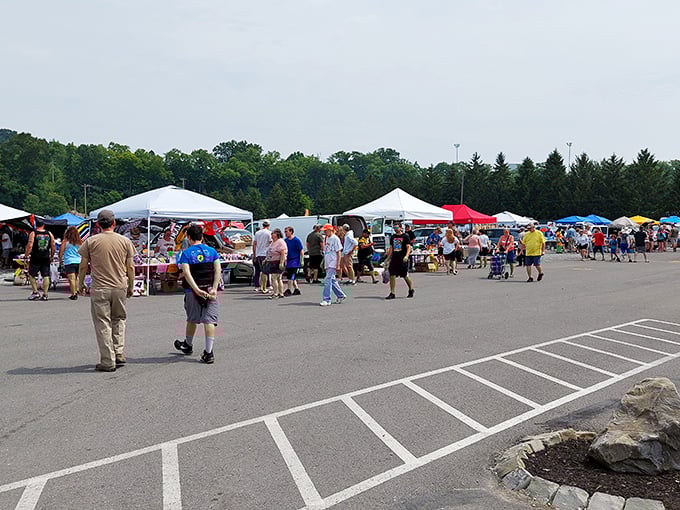 Vintage signs and forgotten treasures! Trader Jack's vendors display Americana artifacts that tell stories of bygone eras.
