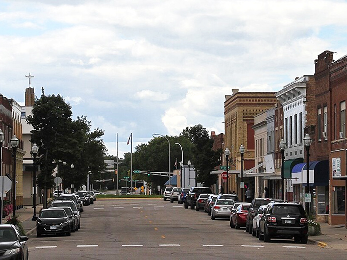 Downtown Willmar balances historic charm with modern convenience, where church steeples still rise above the tallest buildings.
