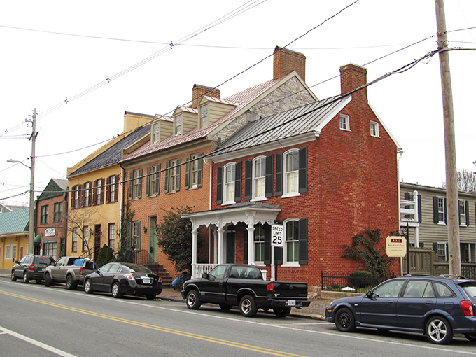 Classic downtown architecture meets modern convenience, proving that some combinations never go out of style or budget. 