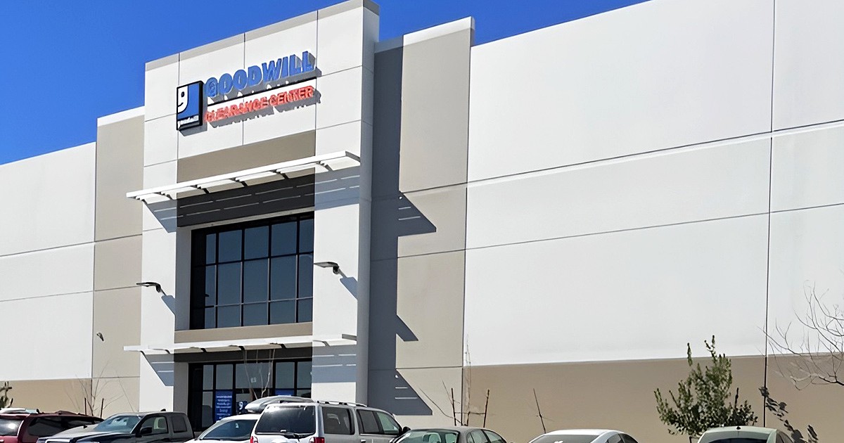 The treasure hunter's paradise stands unassuming in the desert sun, its white walls hiding a wonderland of bargains waiting to be discovered inside.