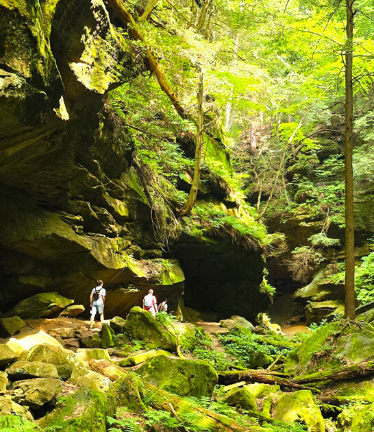easy hike ohio waterfall ftr