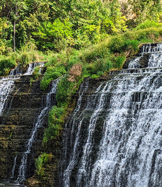 enchanting waterfall illinois beautiful ftr