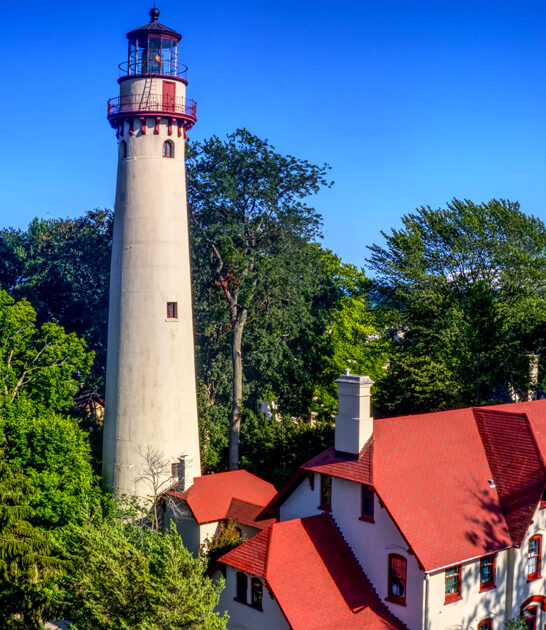 historic lighthouse illinois stunning ftr