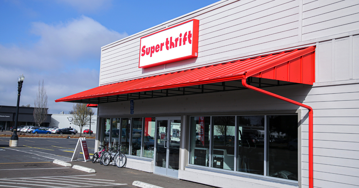 The Massive Thrift Store In Oregon Where You Can Build A New Wardrobe ...