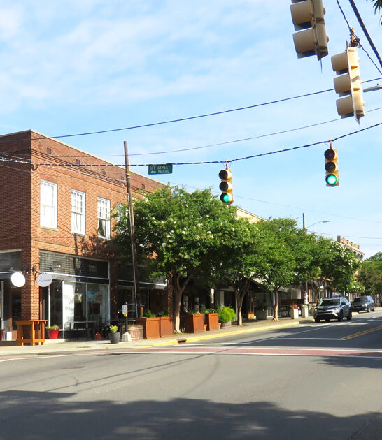 north carolina town postcard ftr