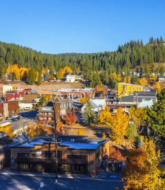 postcard charming town california ftr