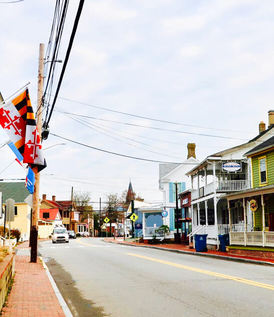 postcard maryland town ftr