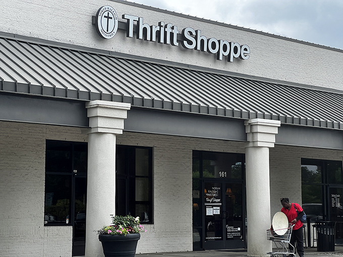 The unassuming storefront hides a treasure trove within. Like finding an unmarked speakeasy, those in the know are rewarded with bargains galore.