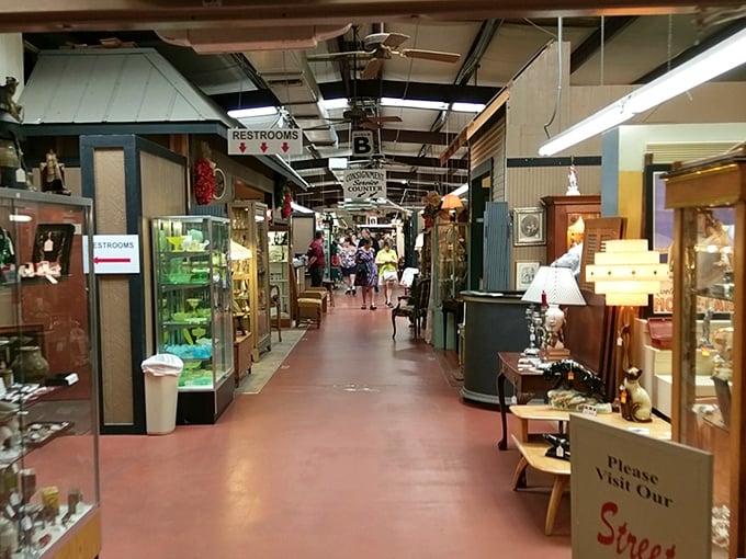 The green-roofed treasure palace where parking spots are as coveted as the vintage finds inside.