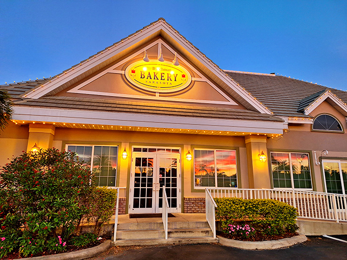 Where palm trees meet Amish tradition&mdash;Der Dutchman's exterior blends seamlessly into Sarasota's landscape while promising comfort food that transcends geography.