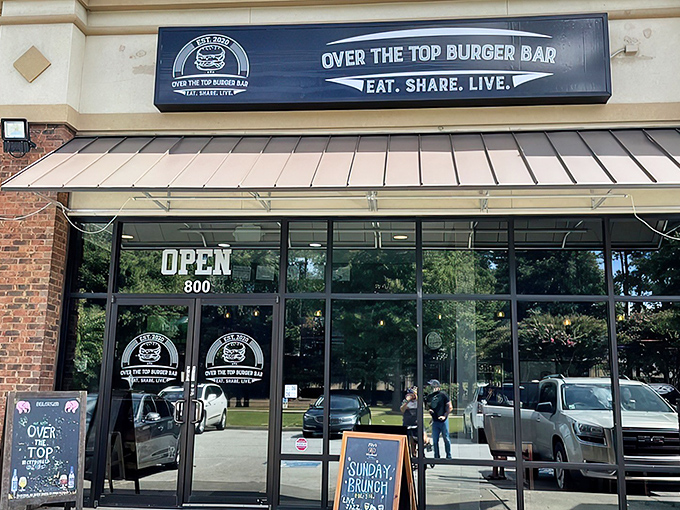 The blue signage beckons like a lighthouse for the hungry. "Eat. Share. Live." isn't just a motto&mdash;it's a survival strategy.