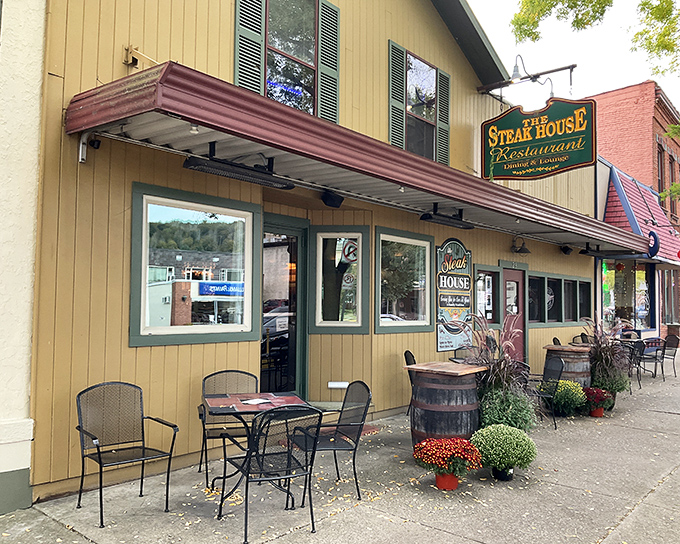 The unassuming yellow exterior of The Steak House in Wellsboro hides culinary treasures that have Pennsylvania carnivores making pilgrimages from counties away.
