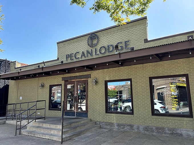 The unassuming brick facade of Pecan Lodge in Deep Ellum hides a temple of Texas barbecue that's worth every minute in line.