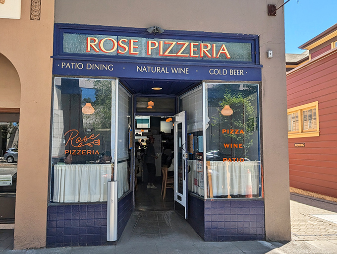 Rose Pizzeria's unassuming storefront hides Berkeley's best-kept pizza secret &ndash; sometimes the greatest treasures come in simple packages.
