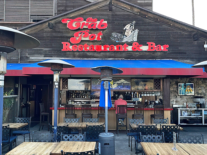 The weathered wood exterior screams "authentic seafood joint" &ndash; exactly the kind of place where memorable meals and maritime stories are born.