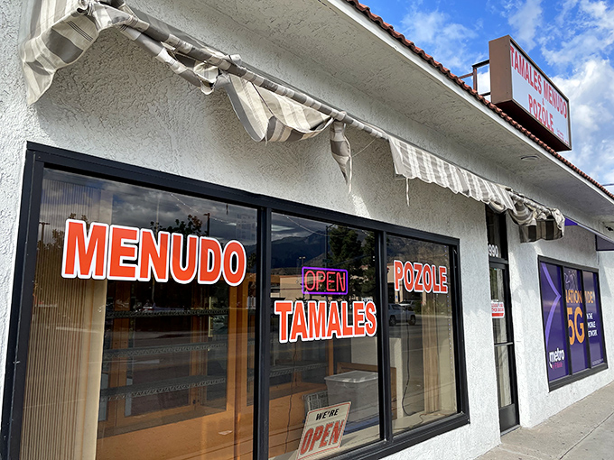The unassuming exterior of La Fuente hides culinary treasures within. Like finding a diamond in your cereal, this modest building houses extraordinary flavors.