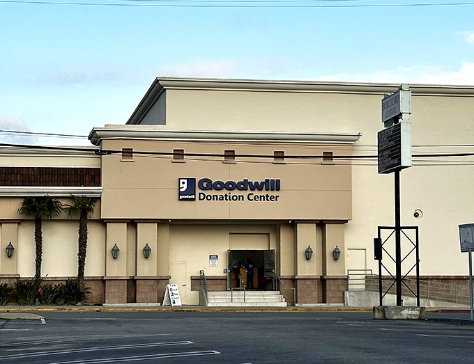 The unassuming exterior hides a treasure trove within&mdash;like finding a secret passage to bargain paradise on Thompson Boulevard.