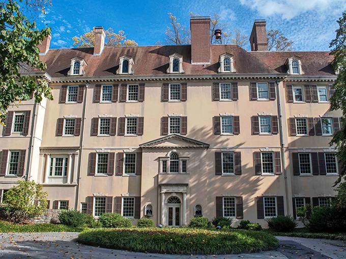 This mansion doesn't just whisper elegance &ndash; it practically shouts it from every perfectly proportioned window.