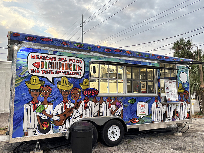 This eye-catching blue food truck isn't just a feast for the eyes&mdash;it's a vibrant slice of Veracruz culture parked right in Tampa.