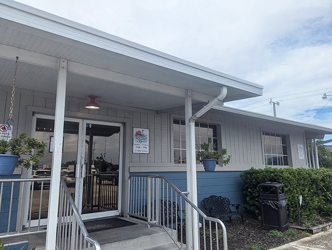 The unassuming blue-trimmed exterior of Farmer's Market Restaurant proves once again that culinary treasures often hide in plain sight. Florida's answer to comfort food doesn't need fancy architecture.