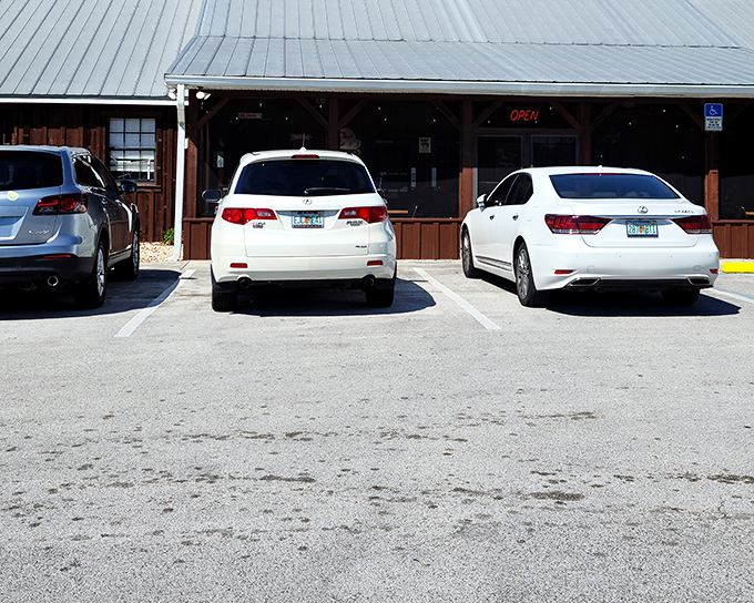 The unassuming exterior of Charm City Seafood proves once again that Florida's best culinary treasures often hide in plain sight.