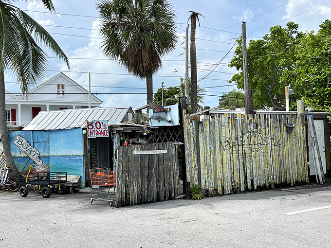 Palm trees sway above this ramshackle paradise, where Key West's most delicious open secret beckons hungry travelers with zero pretension and maximum flavor.