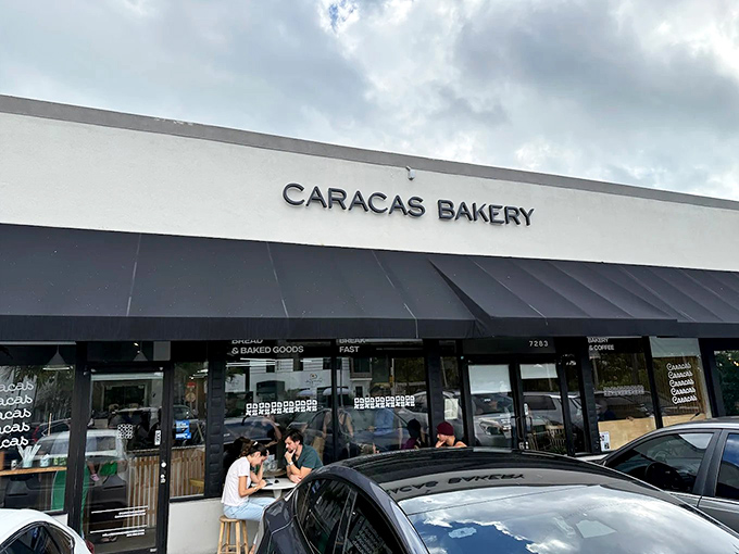 The unassuming storefront of Caracas Bakery on Biscayne Boulevard hides a Venezuelan treasure trove that proves the best things in life don't need flashy neon signs.
