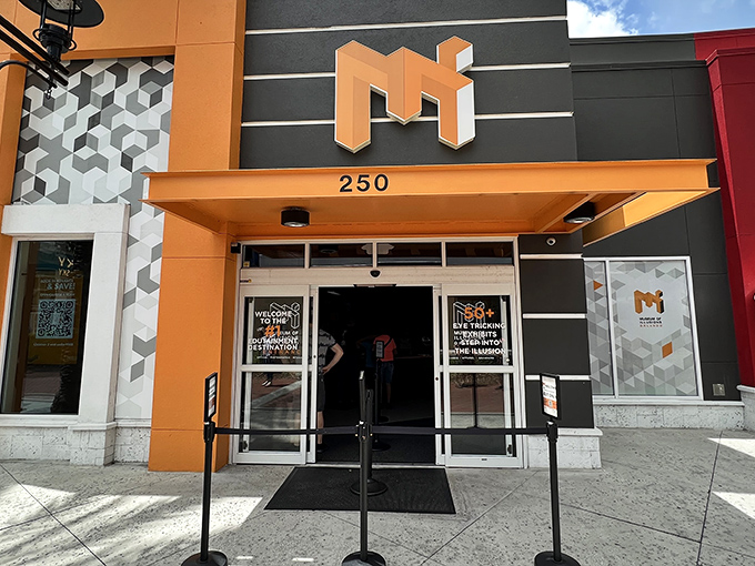 The Museum of Illusions beckons with its bold fa&ccedil;ade at ICON Park, promising a reality check your brain isn't quite ready for.