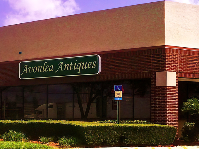 That distinctive green awning beckons like a treasure hunter's beacon in downtown Jacksonville's antique district.