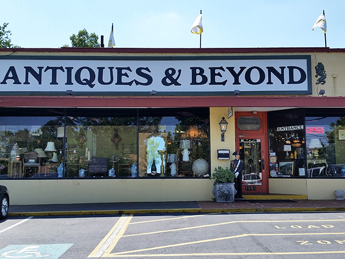 The unassuming storefront of Antiques & Beyond belies the wonderland of treasures waiting inside. Atlanta's best-kept secret sits proudly on Cheshire Bridge Road.