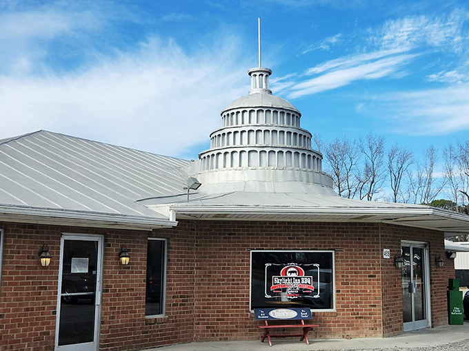 The Capitol dome of barbecue stands proud in Ayden. That silver cupola isn't just architecture&mdash;it's a beacon calling hungry pilgrims home.