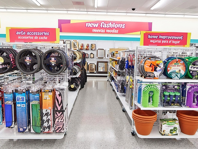 The bright magenta sign of dd's DISCOUNTS beckons bargain hunters like a retail lighthouse, promising treasures at prices that won't make your wallet weep.