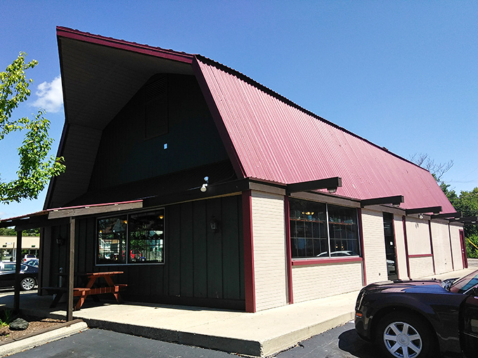 That iconic red roof isn't just architecture&mdash;it's a beacon of burger hope for hungry Daytonians seeking comfort food paradise.