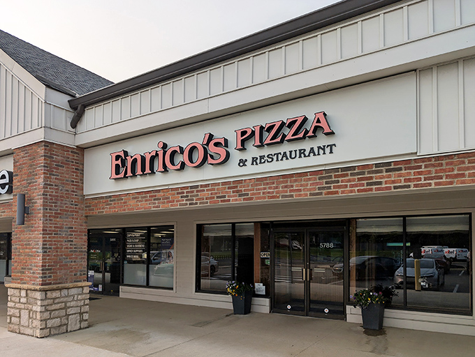 The unassuming storefront of Enrico's Pizza & Restaurant proves once again that the best Italian treasures often hide in plain sight.