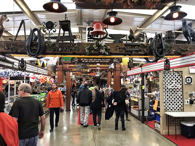 The main corridor stretches before you like a treasure map come to life, complete with vintage signs and that unmistakable "I might find anything here" feeling.