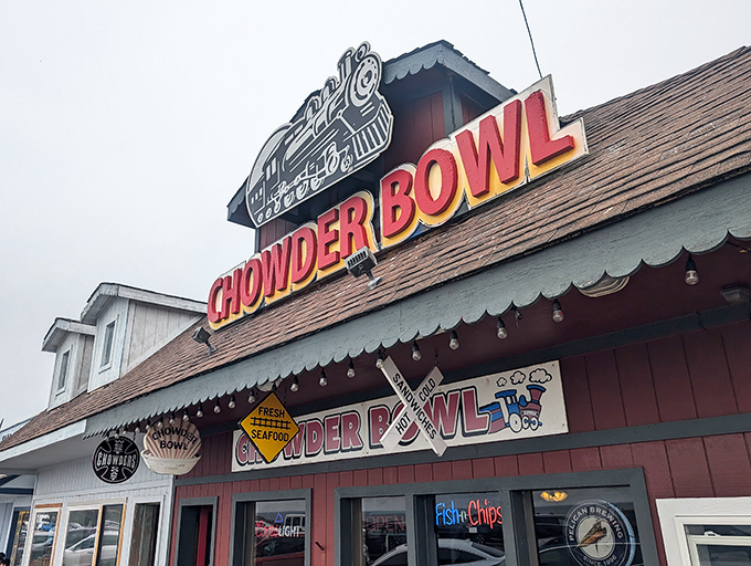 That bright yellow facade isn't just cheerful &ndash; it's a beacon calling chowder pilgrims home.